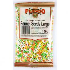 Fudco Sugar Coated Fennel Seeds Large 100g, 375g & 1kg packs - Asian Dukan