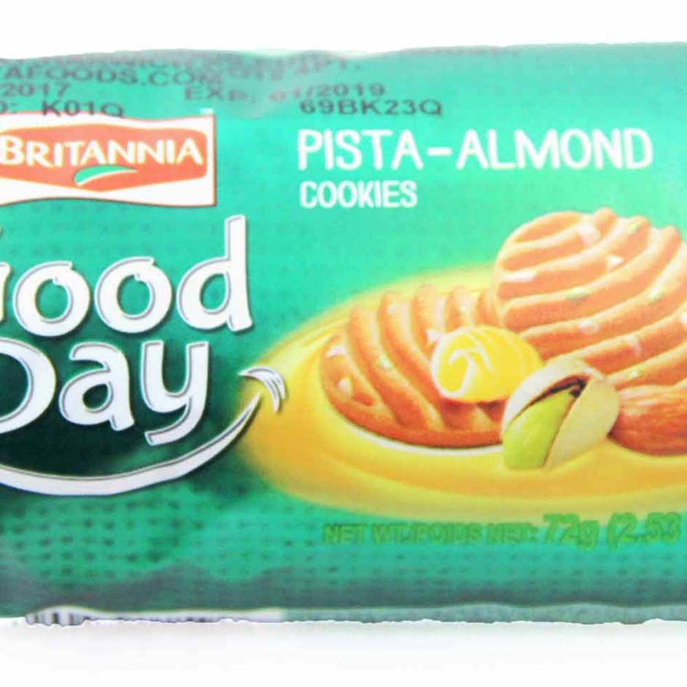 Britannia Good Day Pista - Almond Cookies 72g - Asian Dukan