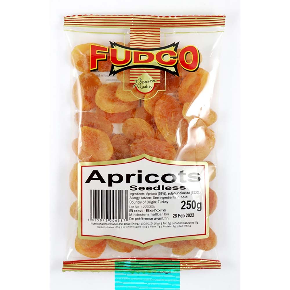 Fudco Apricot Seedless 250g & 800g packs - Asian Dukan