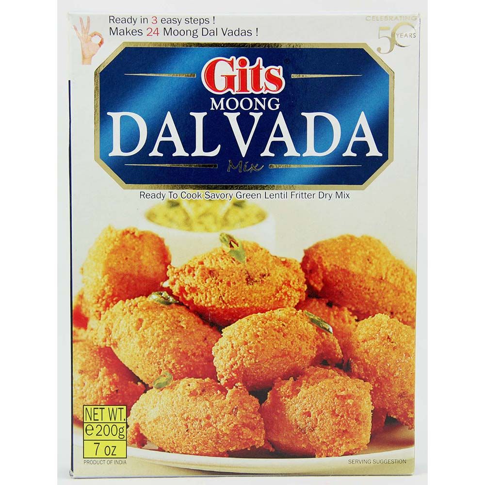 Gits Moong Dal Vada Mix 200g & 500g Packs I Buy Online - Asian Dukan