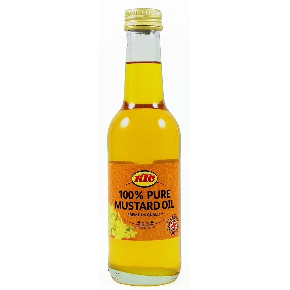 KTC Mustard Oil Pure 250ml, 500ml, 750ml & 1 Litre - Asian Dukan