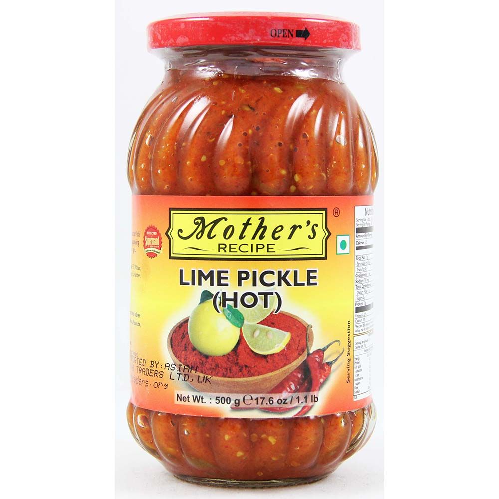 Mother's Recipe Lime Pickle Hot 500g - Asian Dukan