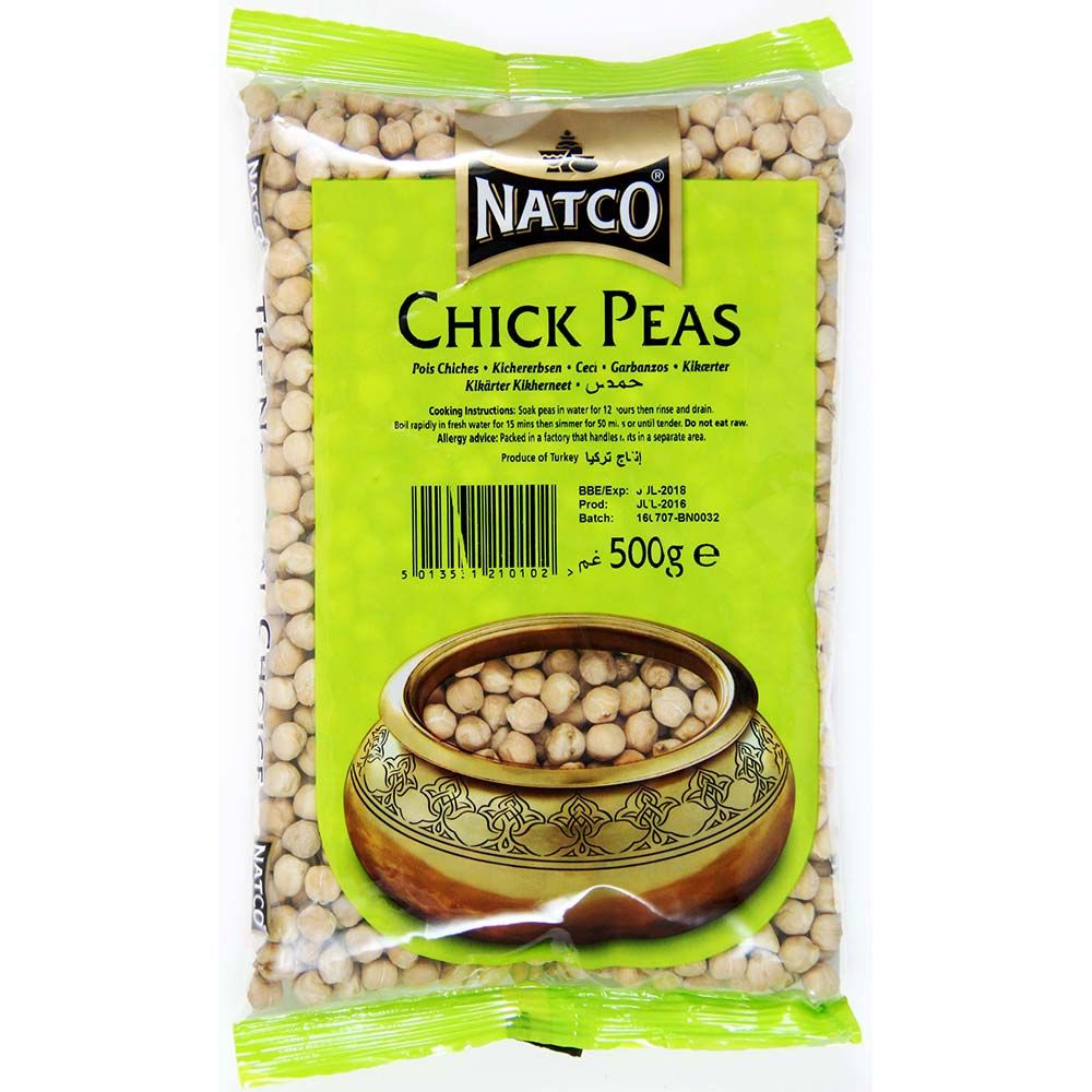 Natco Chick Peas 500g, 1kg & 2kg Packs I Buy Online - Asian Dukan
