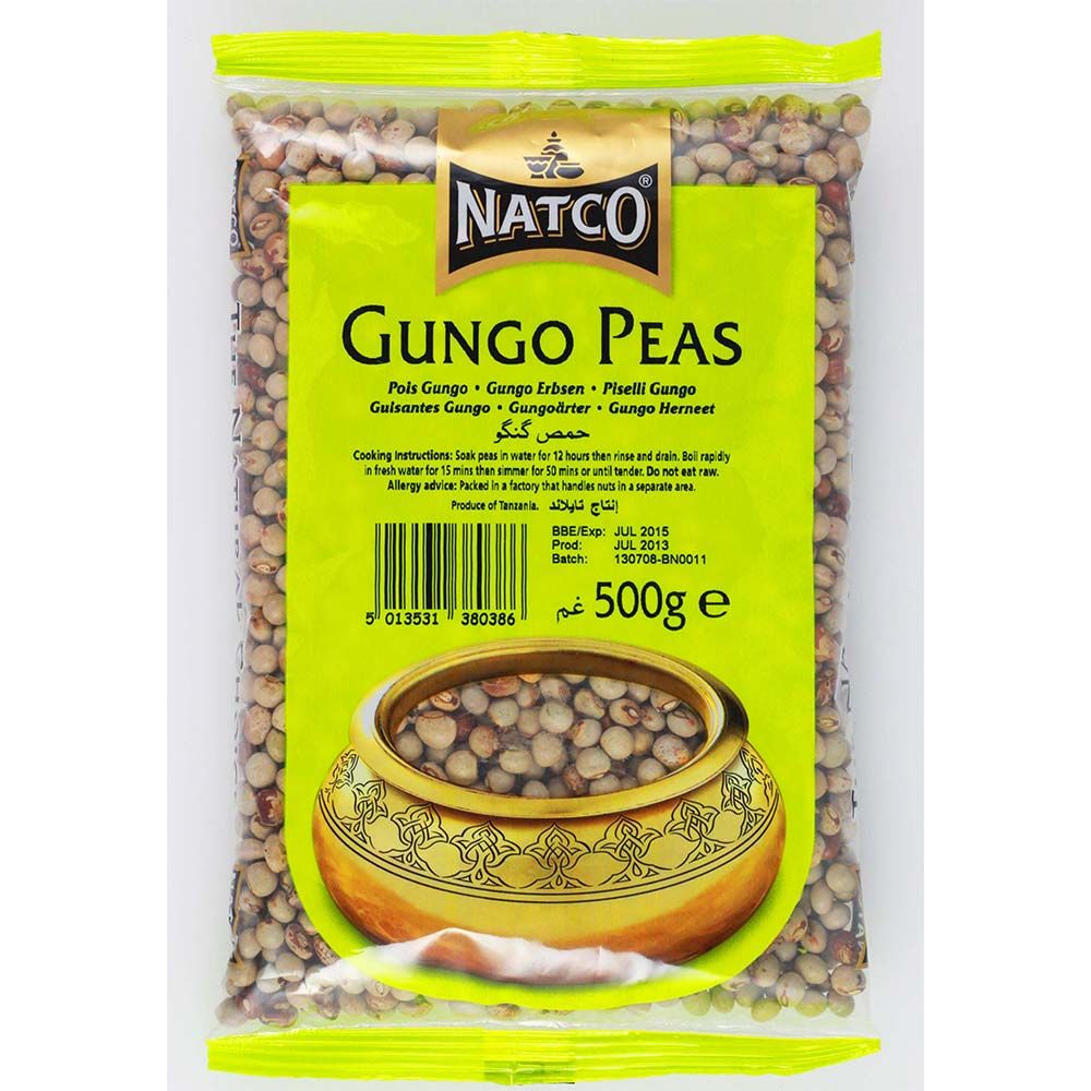 Natco Gungo Peas 500g & 2kg Packs I Buy Online - Asian Dukan