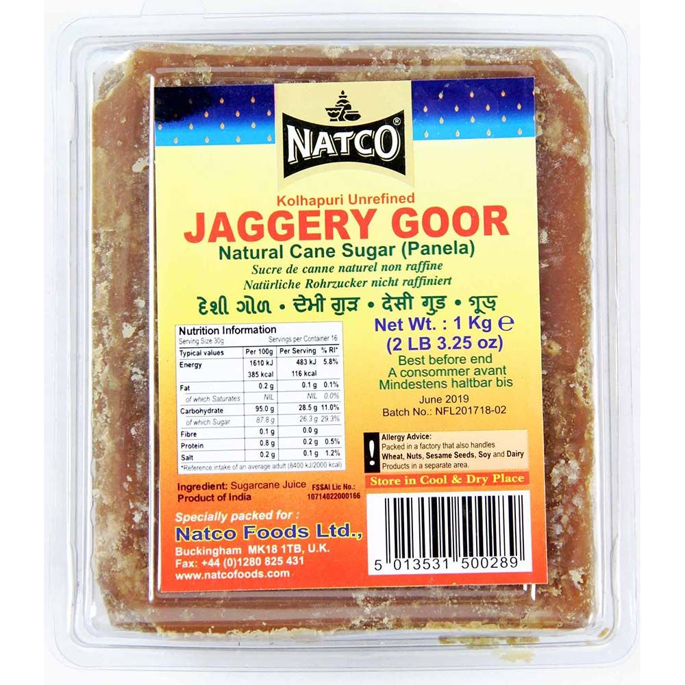 Natco Jaggery Goor 500g & 1kg packs - Asian Dukan