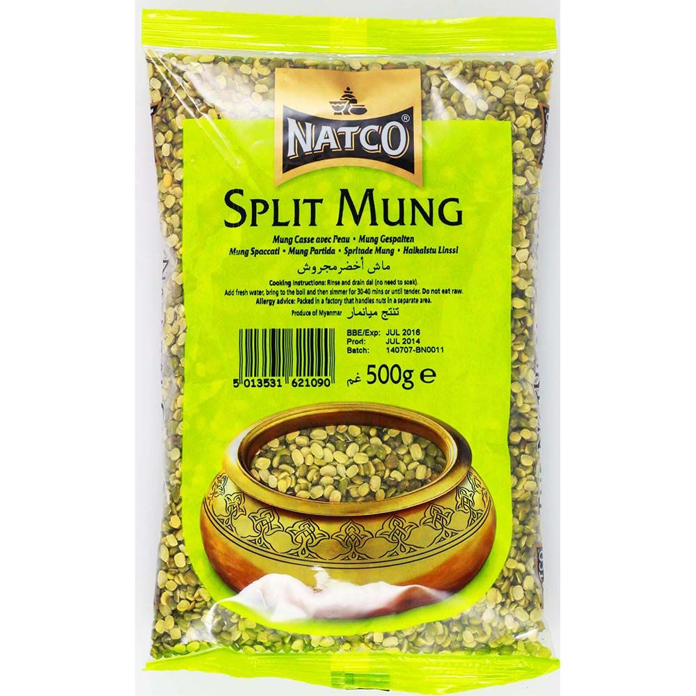 Natco Split Mung 500g & 2kg Packs - Asian Dukan