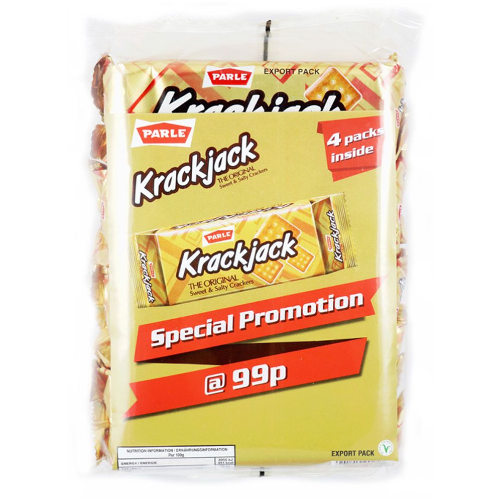 Parle Krackjack Crackers 4 Pack I Buy Online - Asian Dukan