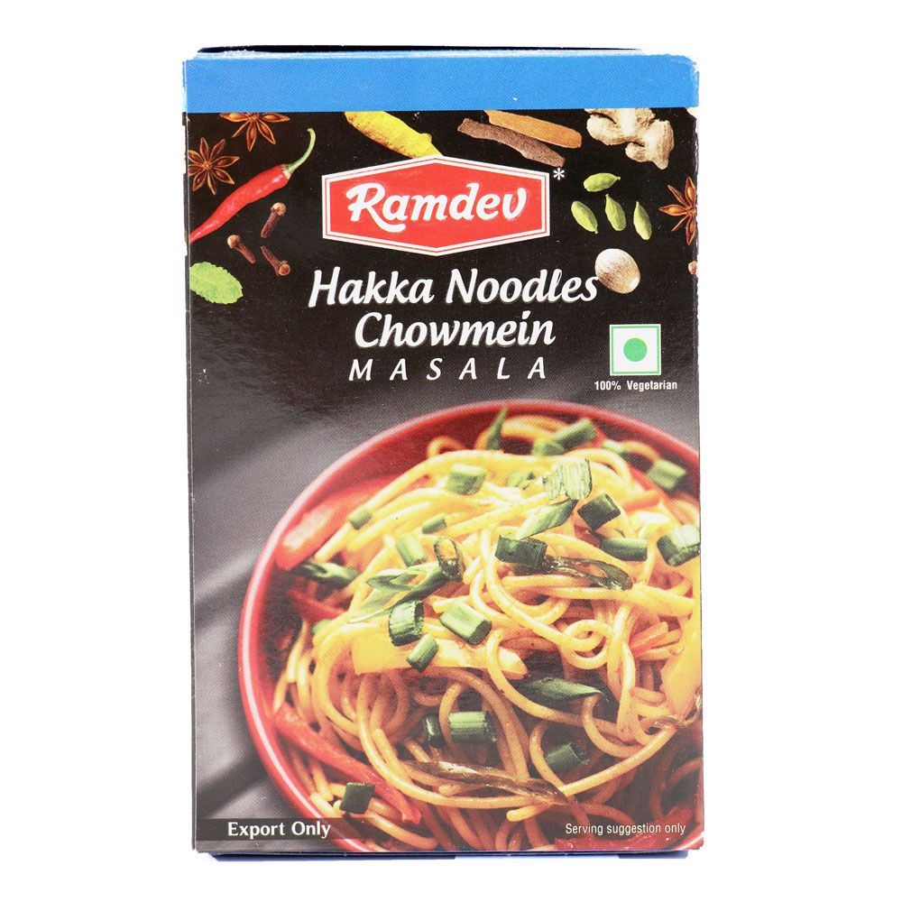 Ramdev Hakka Noodles Chowmein Masala 100g I Buy Online - Asian Dukan