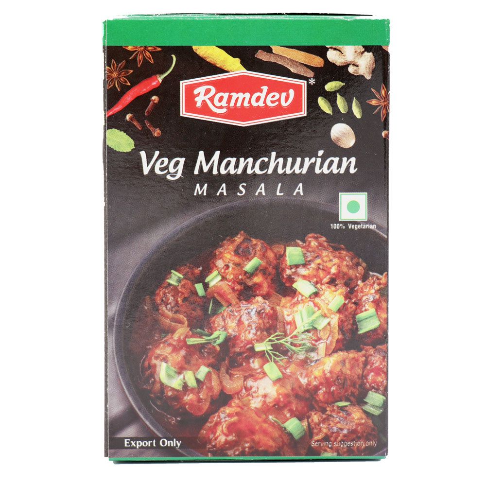 Ramdev Veg Manchurian Masala 100g I Buy Online - Asian Dukan