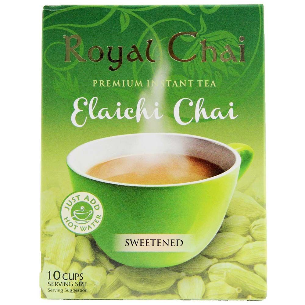 Royal Chai Elaichi Tea Sweetened 10 Sachets I Buy Online - Asian Dukan