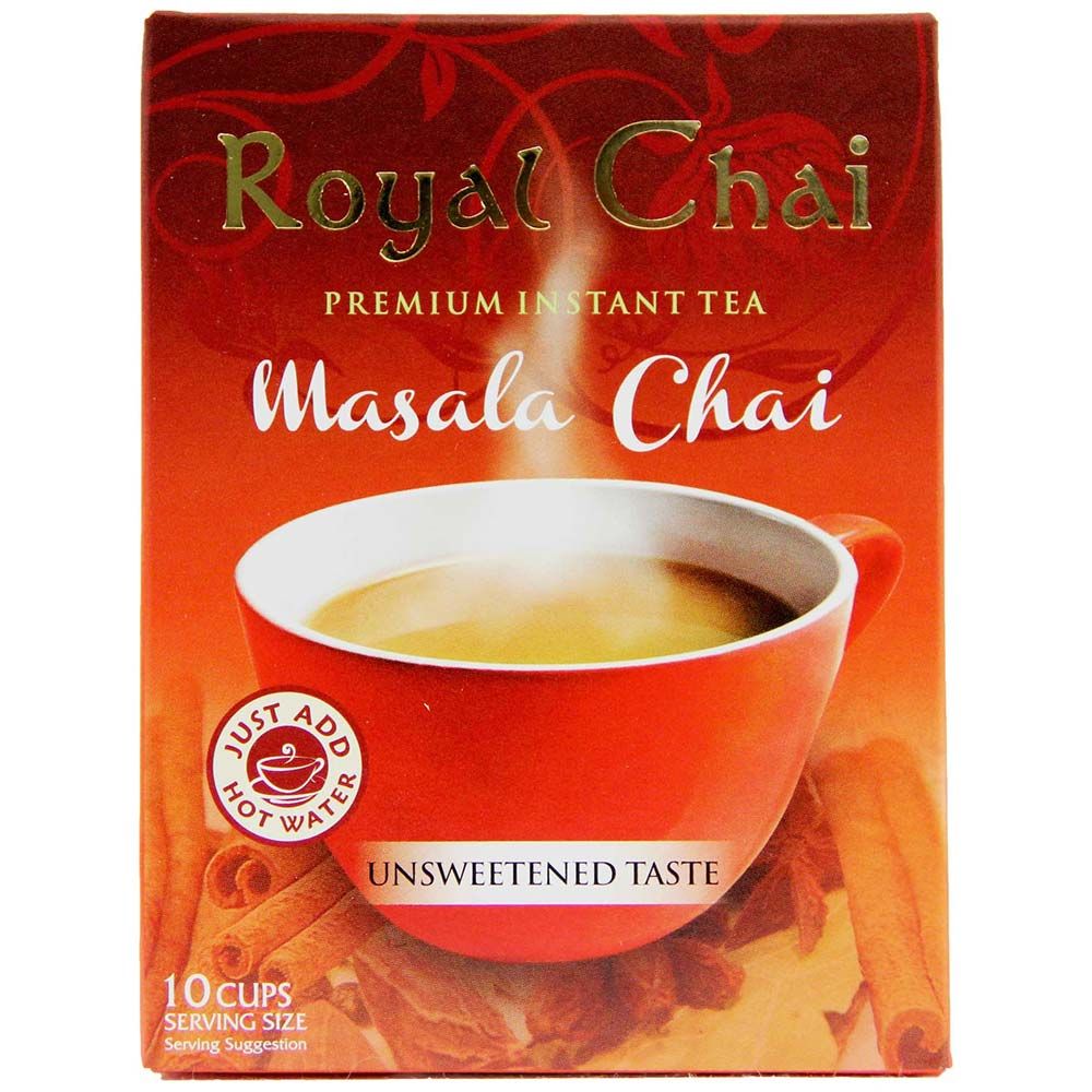Royal Chai Masala Chai Unsweetened 10 Cups | Buy Online - Asian Dukan