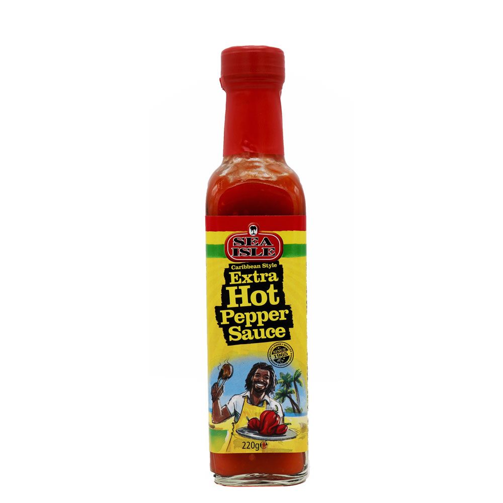 Sea Isle Extra Hot Pepper Sauce 220ml I Buy Online - Asian Dukan
