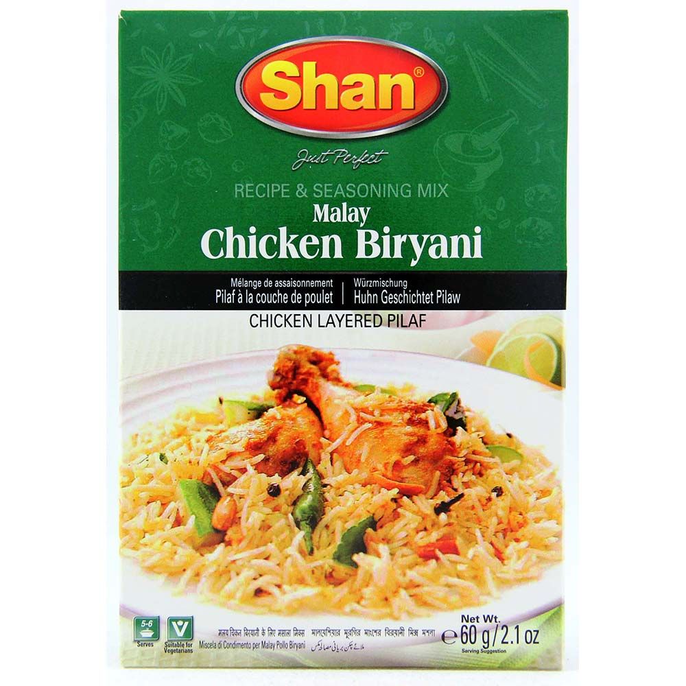 Shan Malay Chicken Biryani Mix 60g - Asian Dukan