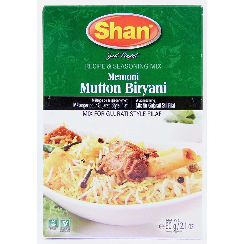 Shan Memoni Mutton Biryani 60g - Asian Dukan