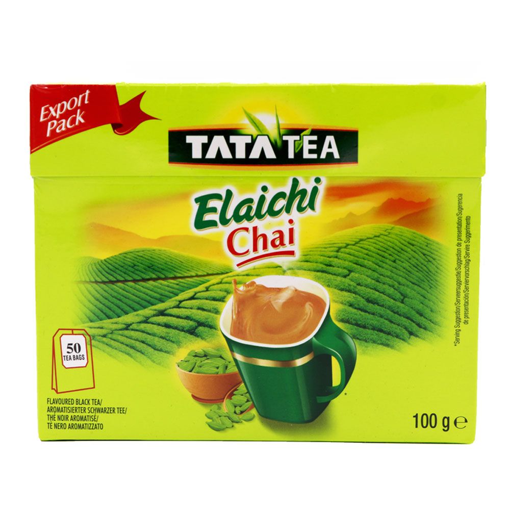 Tata Tea Elaichi Chai 50 Tea Bags I Buy Online - Asian Dukan