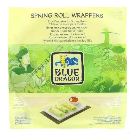Blue Dragon Spring Roll Wrappers 134g l Buy Online - Asian Dukan