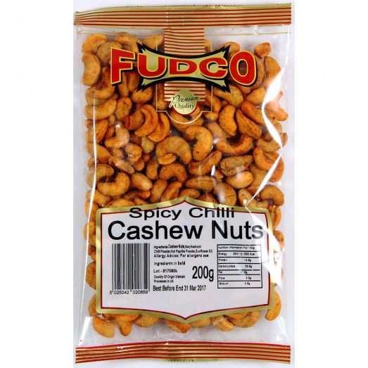 Fudco Spicy Chilli Cashew Nuts 200g - Asian Dukan