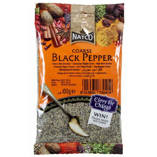 Natco Coarse Black Pepper 100g - Asian Dukan